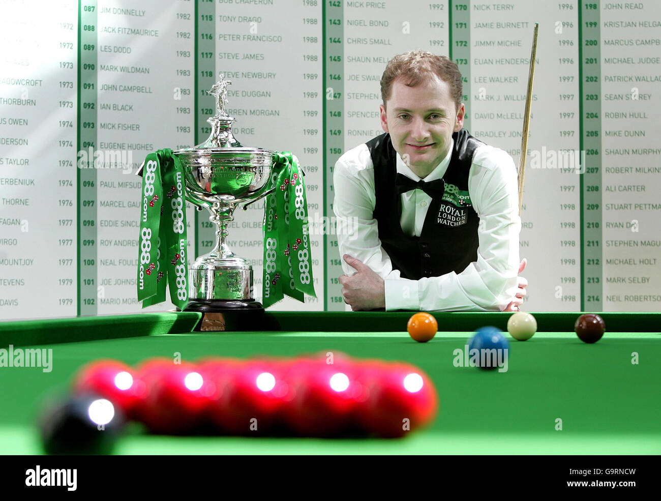 Snooker - World Championships Launch - Sheffield Stock Photo - Alamy