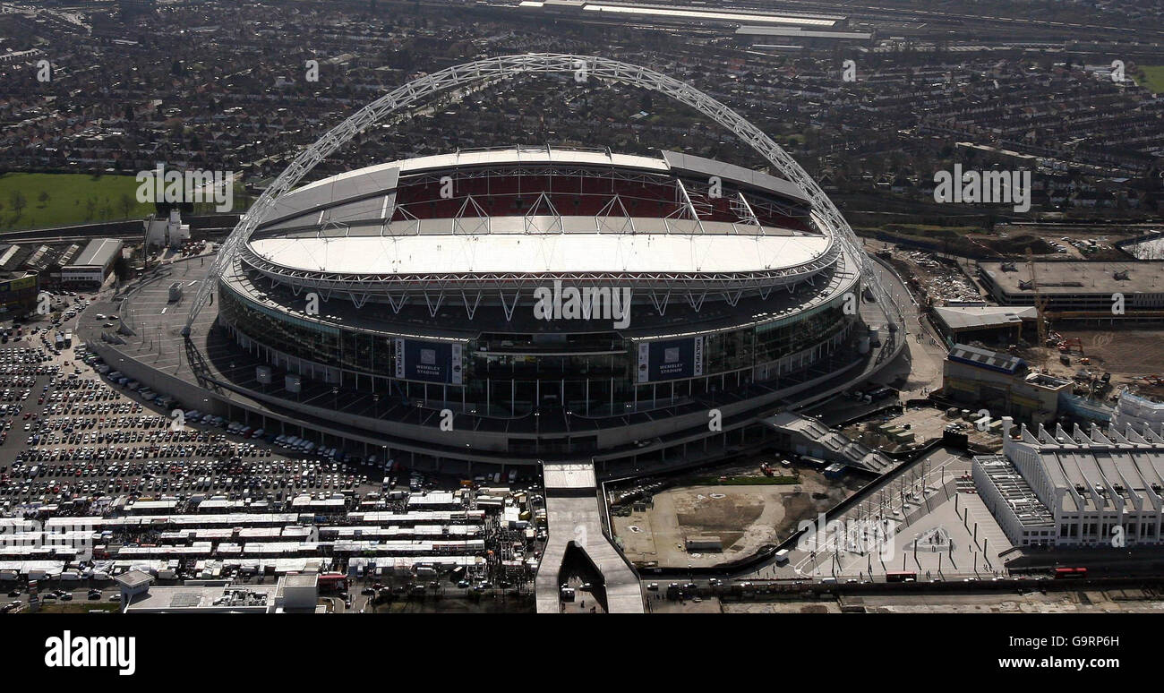 Wembley Stadium aerial views Stock Photo - Alamy
