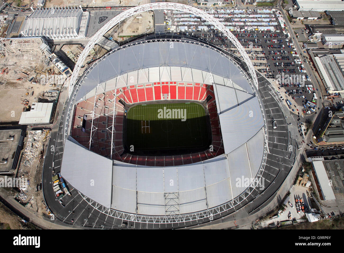 Wembley Stadium aerial views Stock Photo - Alamy
