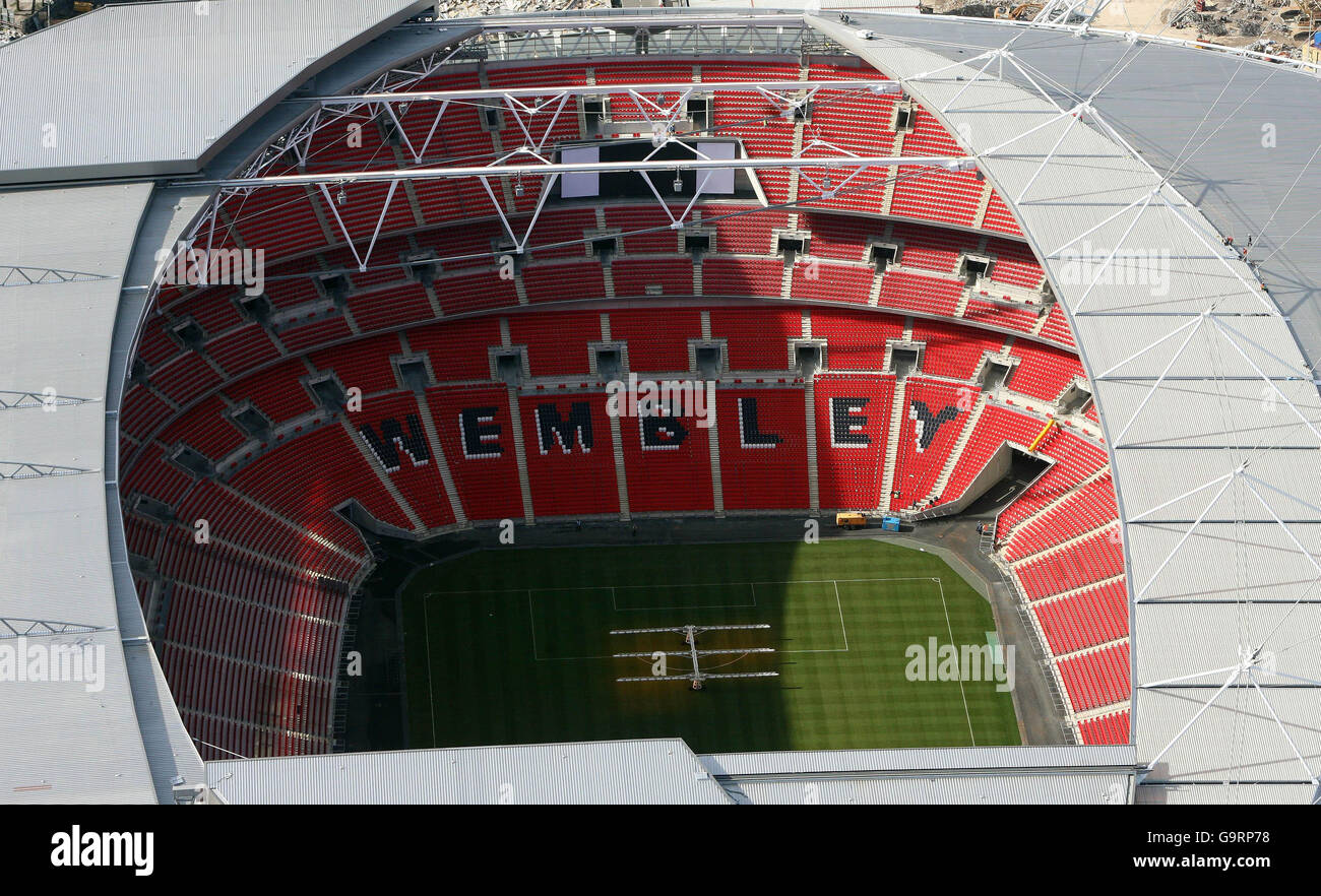 Wembley Stadium aerial views Stock Photo - Alamy