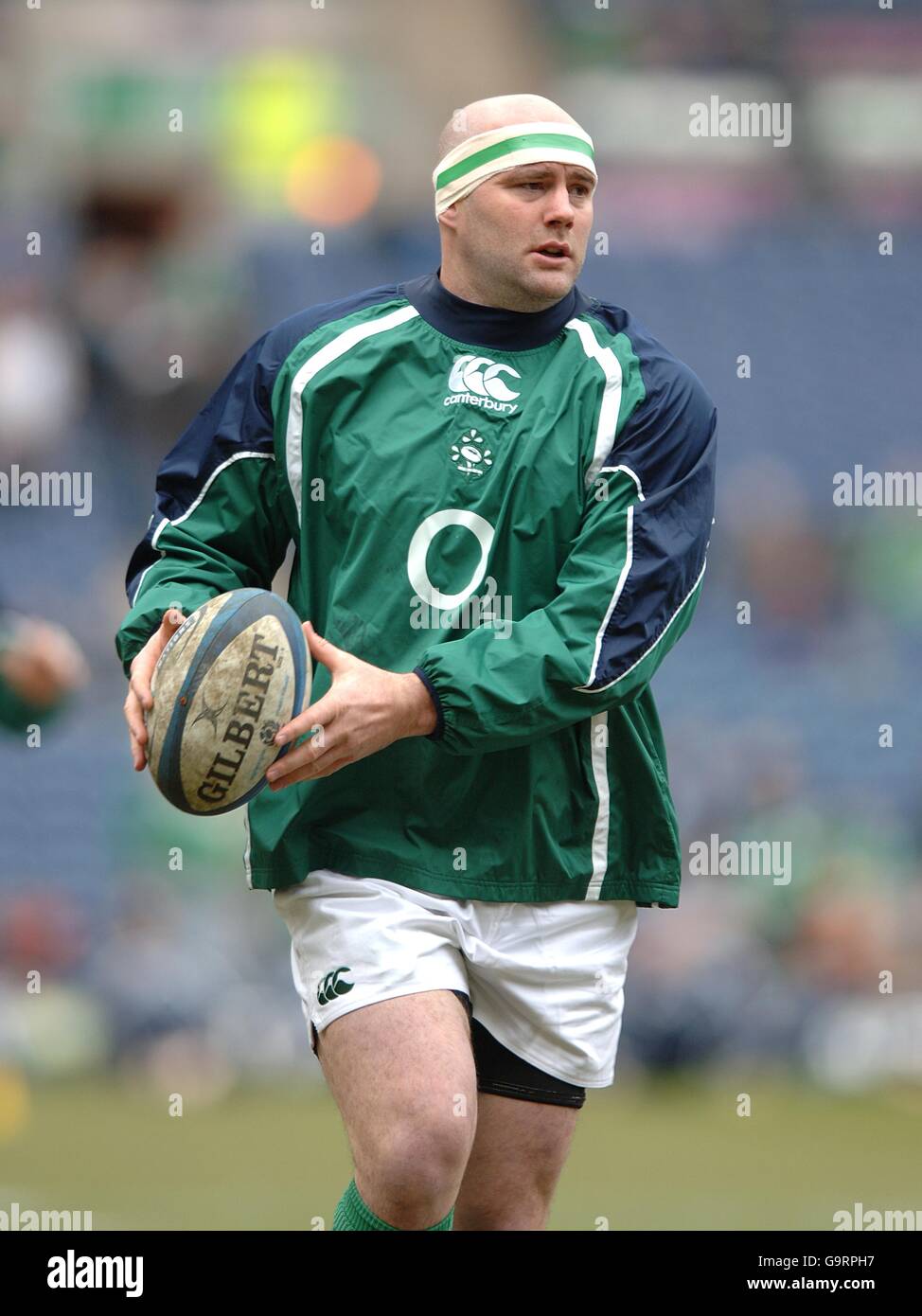 Irelands john hayes in pre match warm up hi-res stock photography and ...