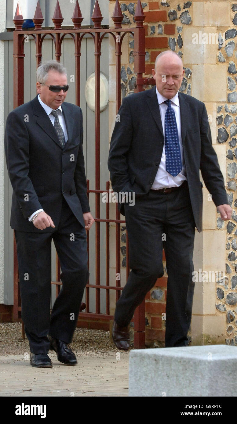 David Bayliss (left), father of murdered schoolboy Steven Bayliss ...