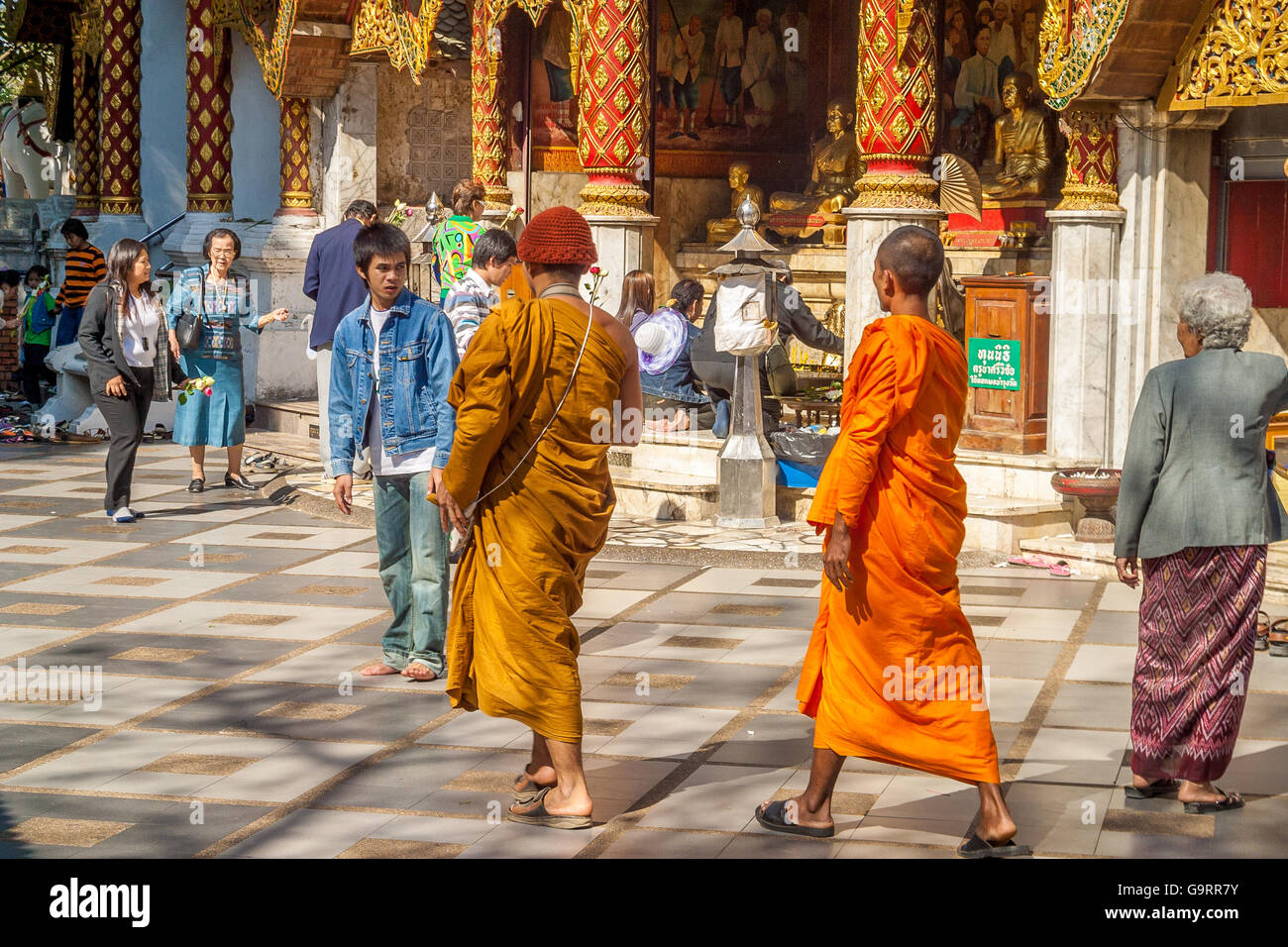 Thailand Chiang Mai Wat Doi Suthep Stock Photo - Alamy
