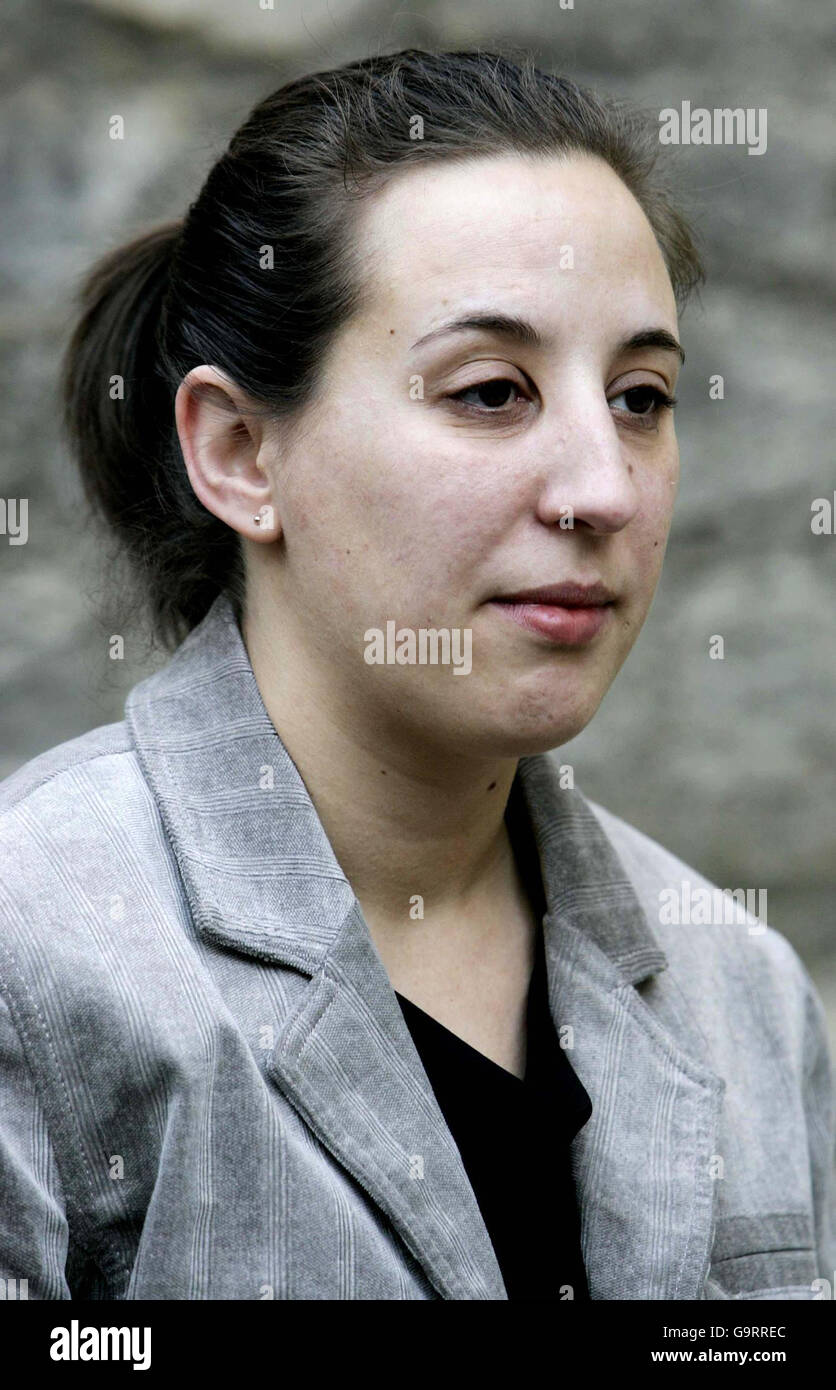 Susan Hull, the widow of Lance Corporal Matty Hull, arrives at an ...