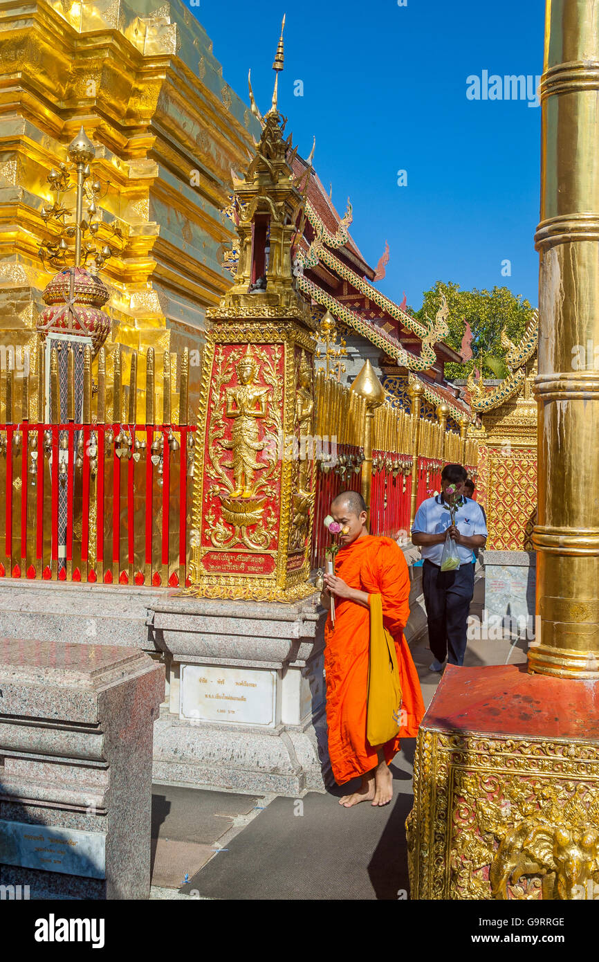 Thailand Chiang Mai Wat Doi Suthep Stock Photo - Alamy