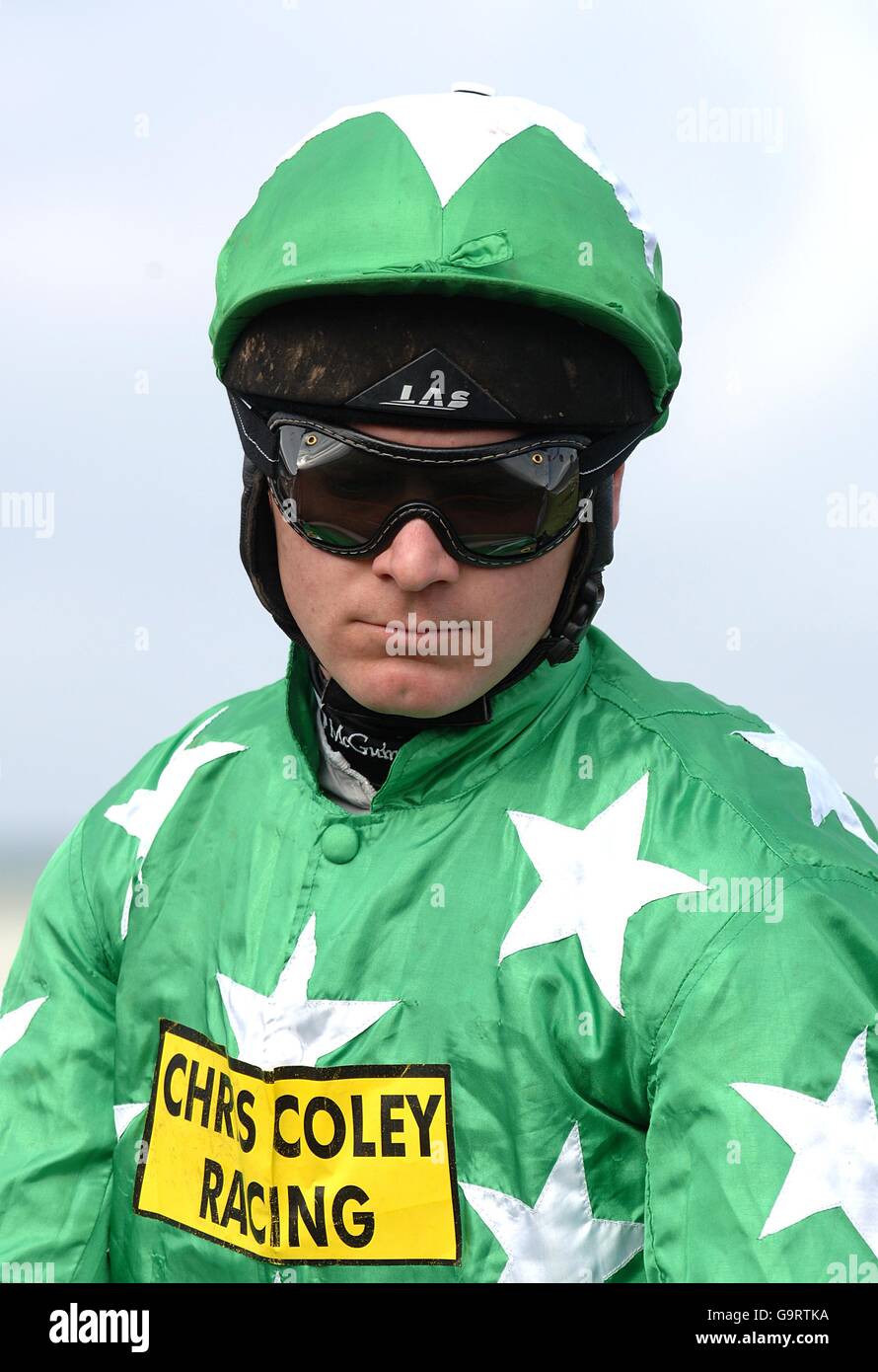 Jockey tony evans the royal sunalliance chase grade hi-res stock ...