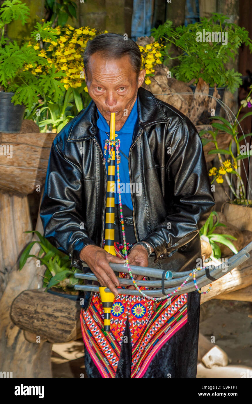 Hmong man playing musical hi-res stock photography and images - Alamy