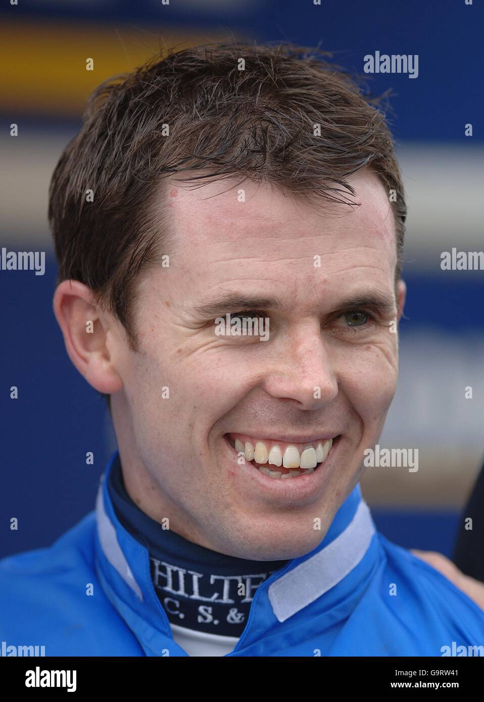 Jockey Graham Lee celebrates winning with L'Antartique in the Jewson ...