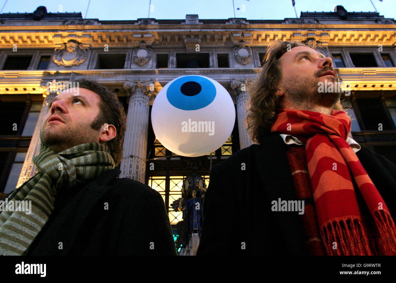 Artistic duo Dadadandy, Simon Moretti (left) and Paul Heber-Percy ...