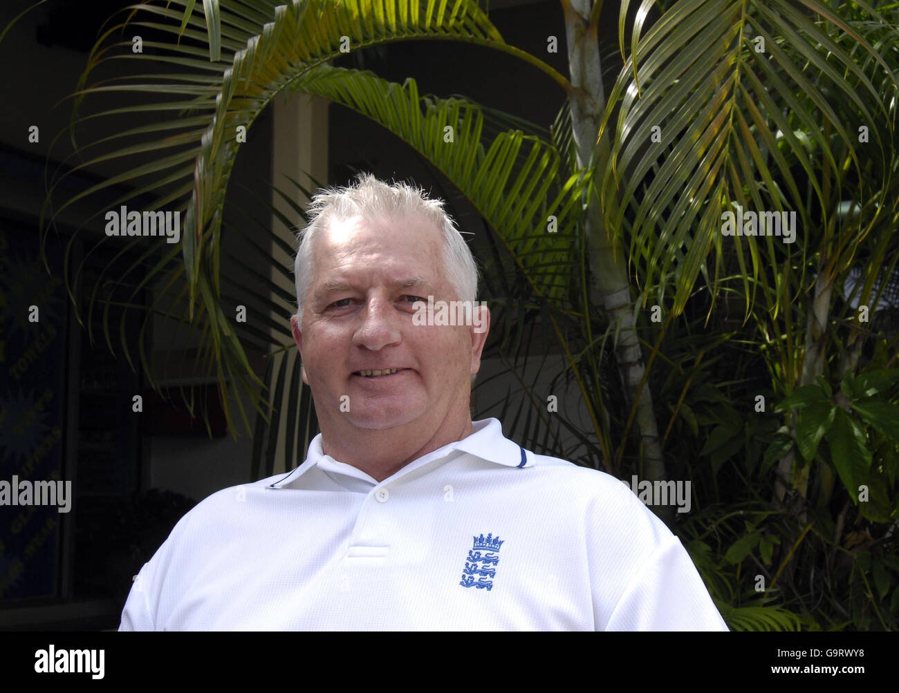 England coach duncan fletcher at the team hotel hi-res stock ...