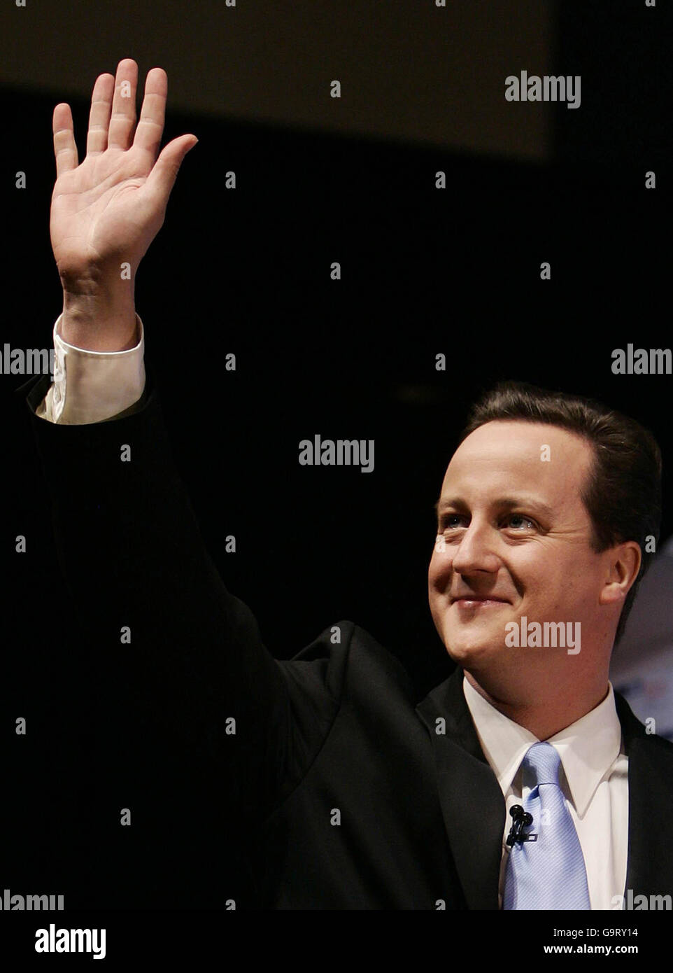 Leader of the Conservative Party David Cameron speaks at the ...