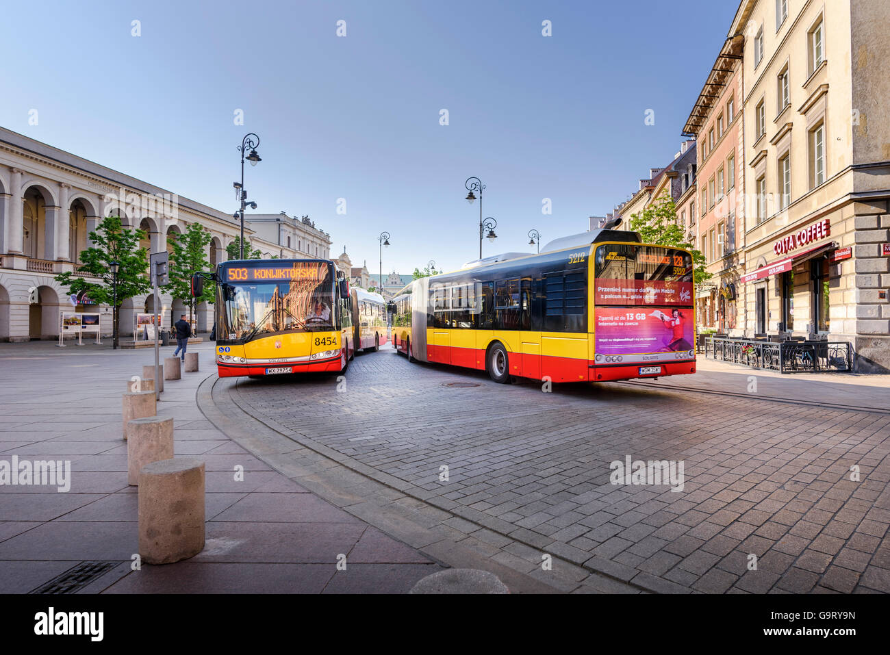 Polish buses hi-res stock photography and images - Alamy