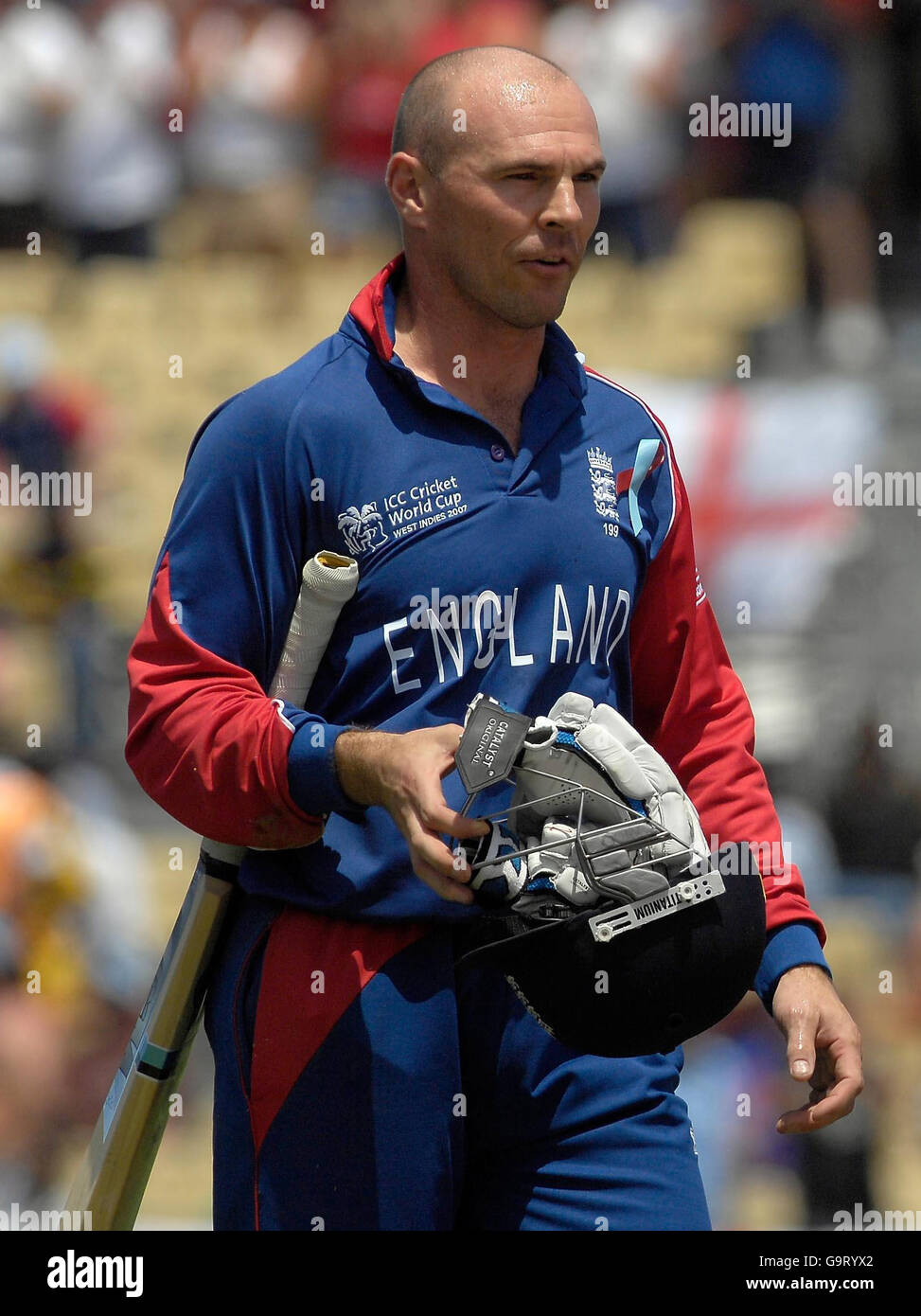 Cricket icc cricket world cup 2007 canada england st lucia hi-res stock ...