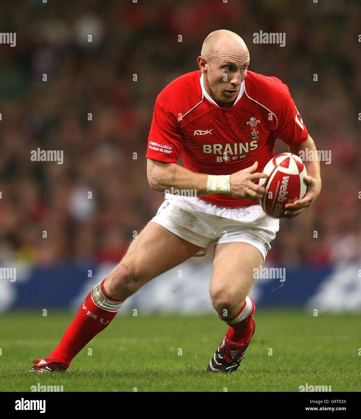 Wales tom shanklin rbs 6 nations match millennium stadium hi-res stock ...