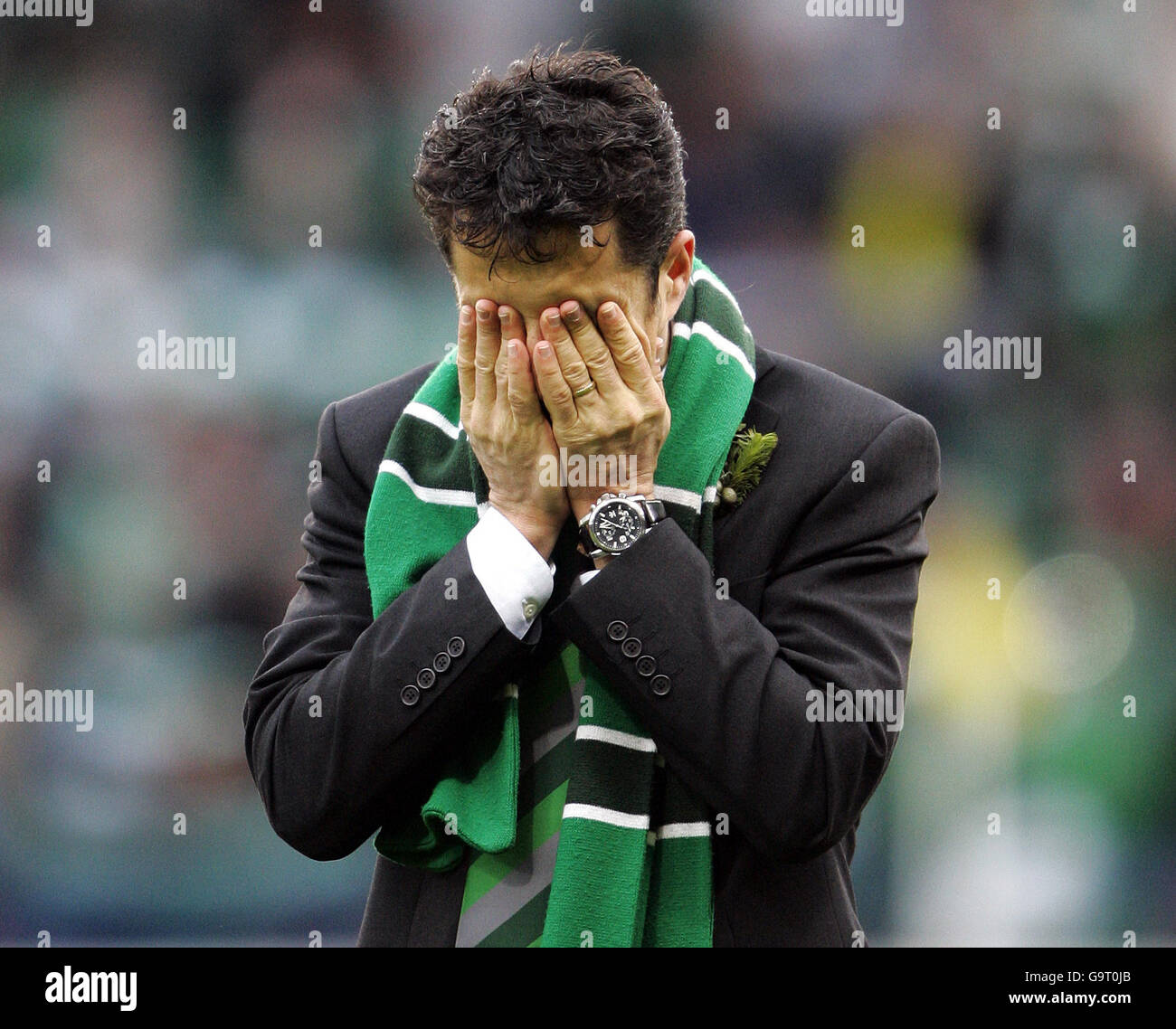 Hibernian manager john collins hi-res stock photography and images - Alamy