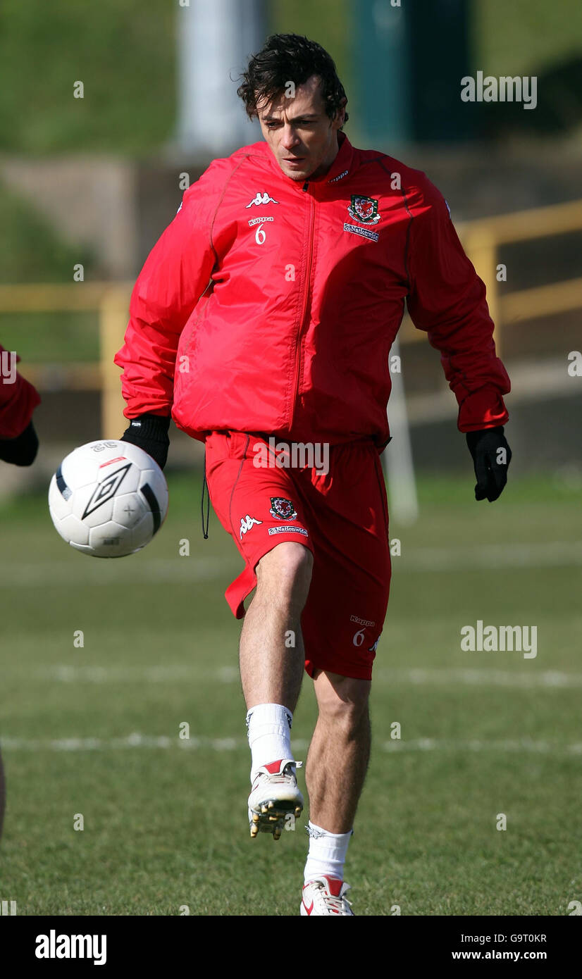 Soccer - Wales training session - Jenner Park Stock Photo - Alamy