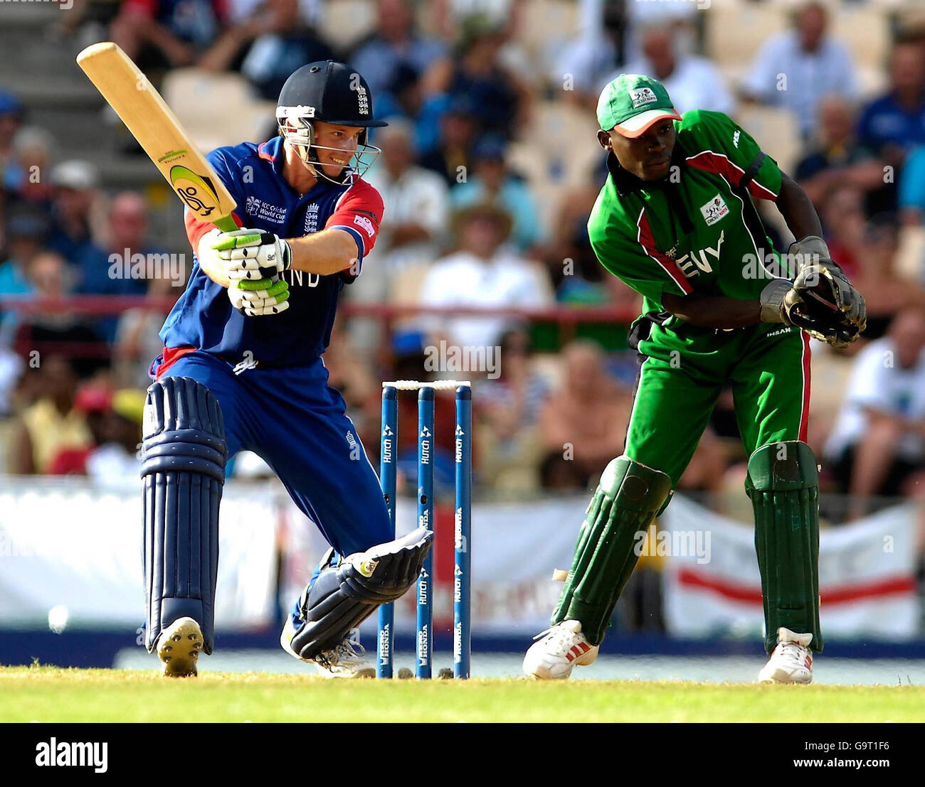 England's Ed Joyce action during the ICC Cricket World Cup 2007 match ...