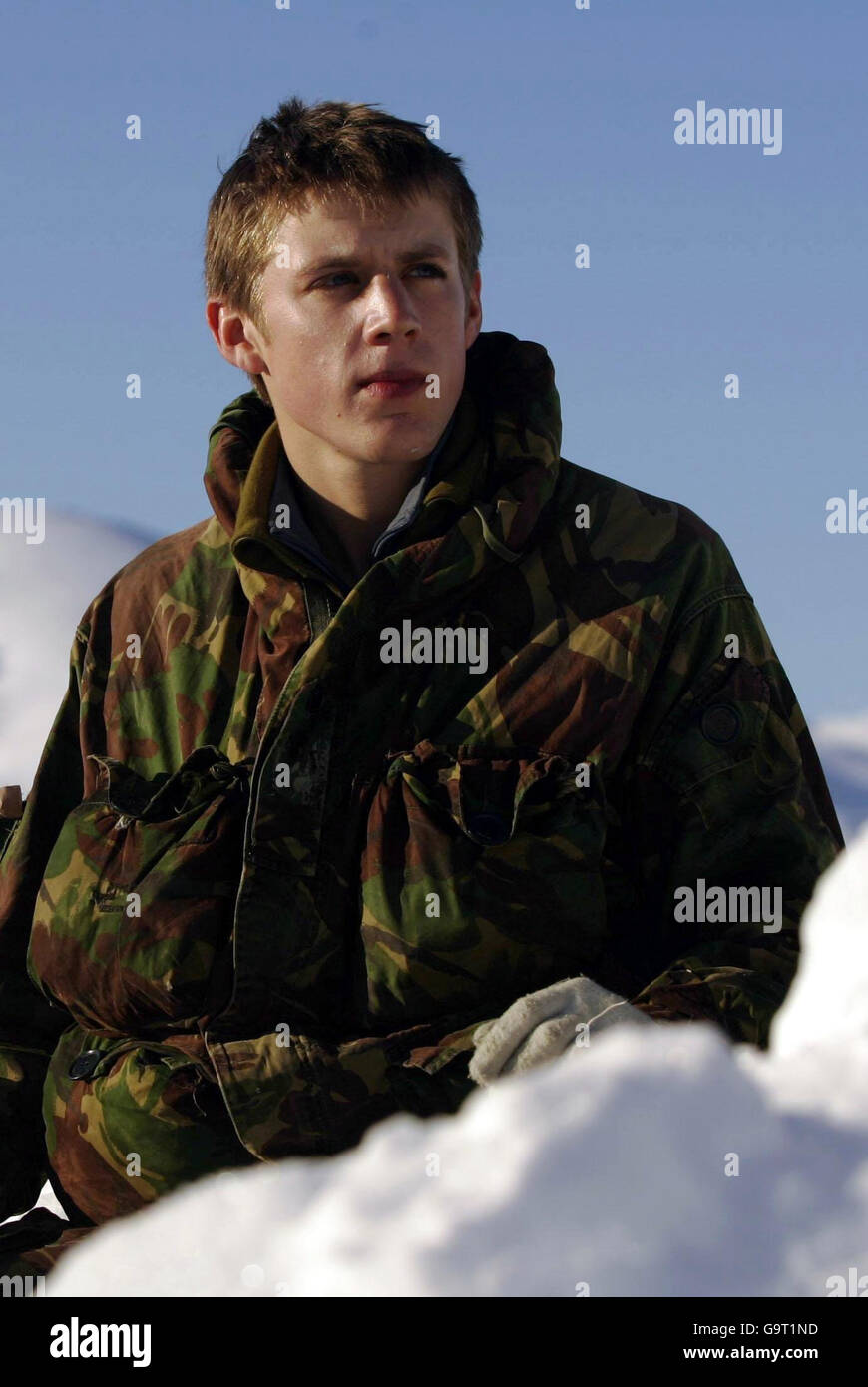 Royal marine reserve commando marine william nutt hi-res stock ...