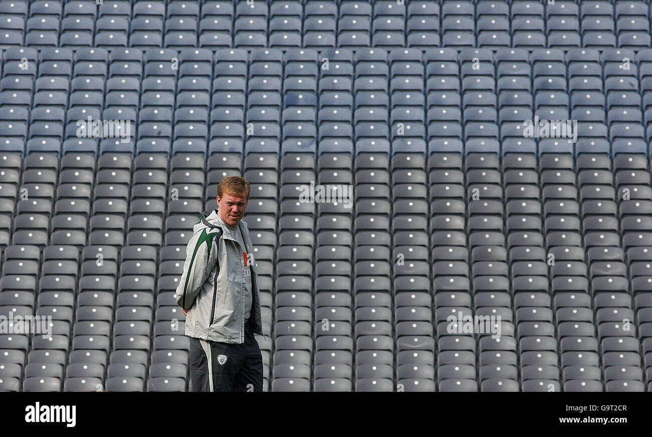 Soccer republic of ireland training and press conference croke park hi ...