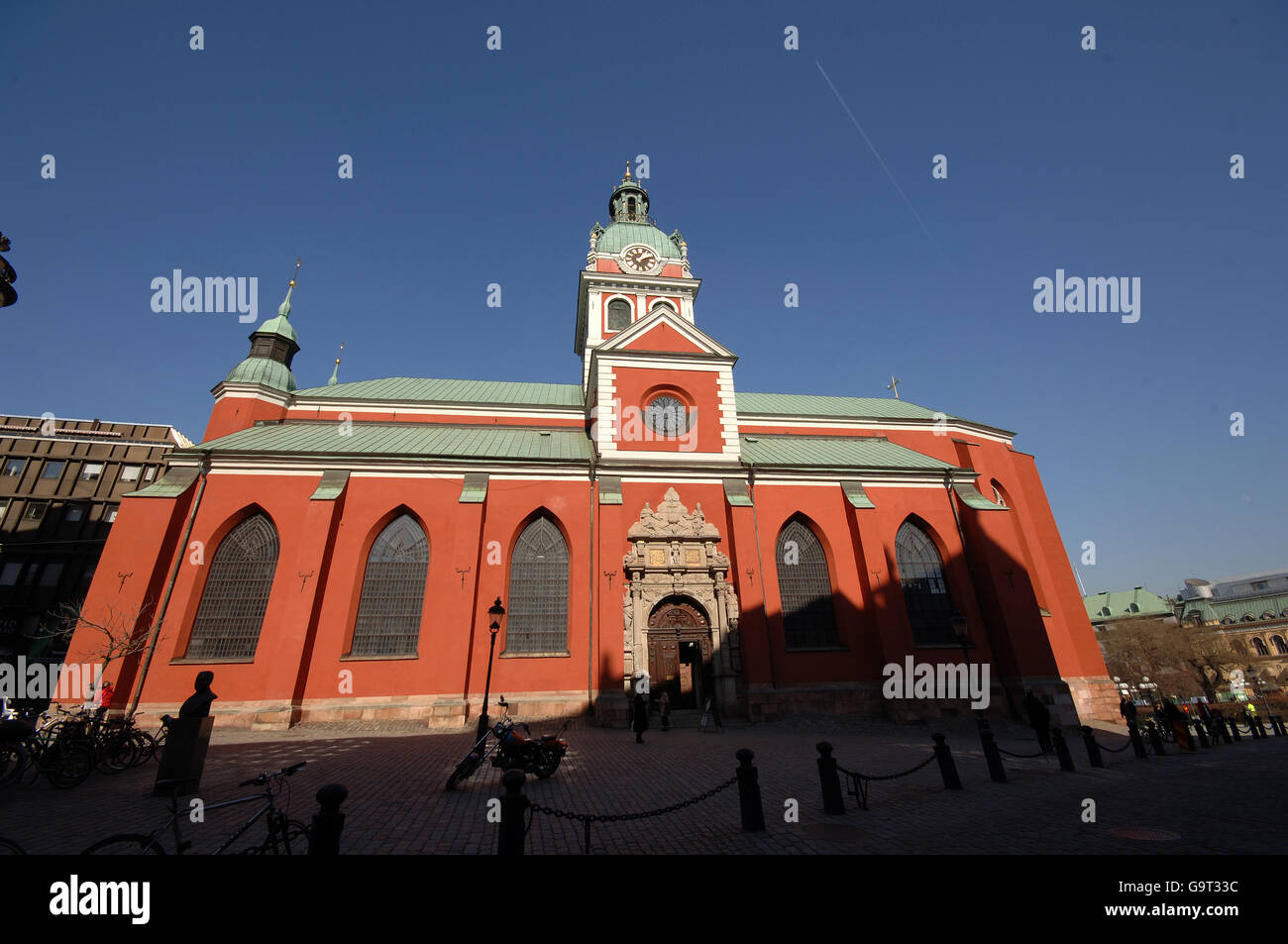 Stockholm's Jacobs Church Stock Photo - Alamy