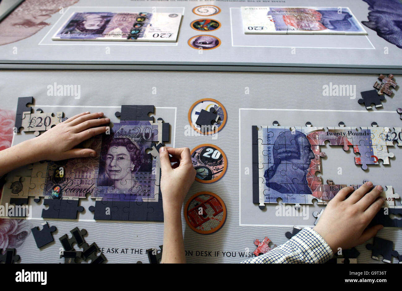 Exhibition of banknotes since 1694 Stock Photo - Alamy