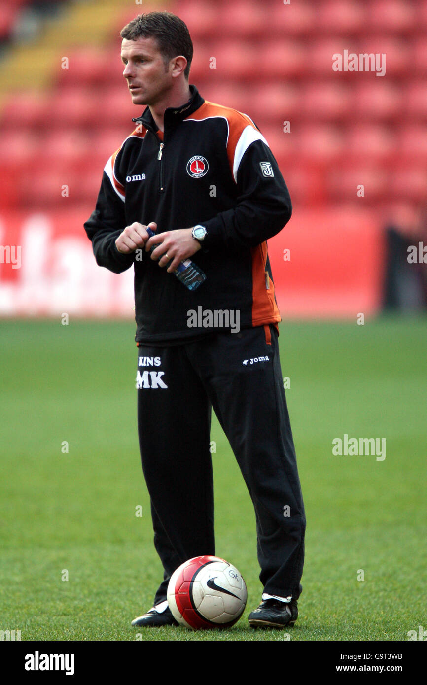 Charlton athletic reserve team coach mark kinsella hi-res stock ...