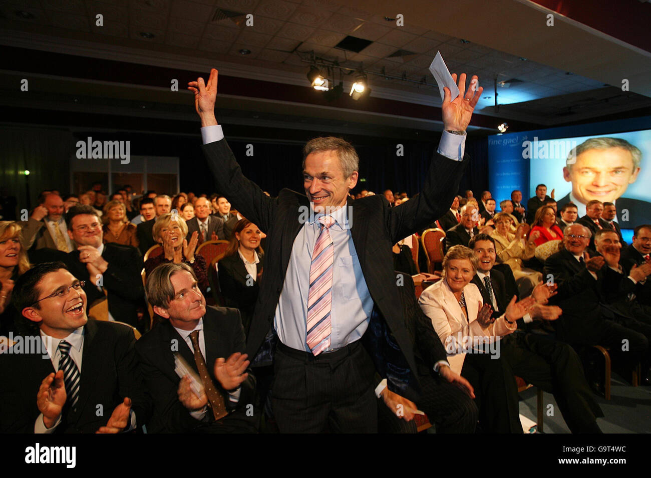 Fine Gael deputy leader Richard Bruton at the party's pre election ard ...
