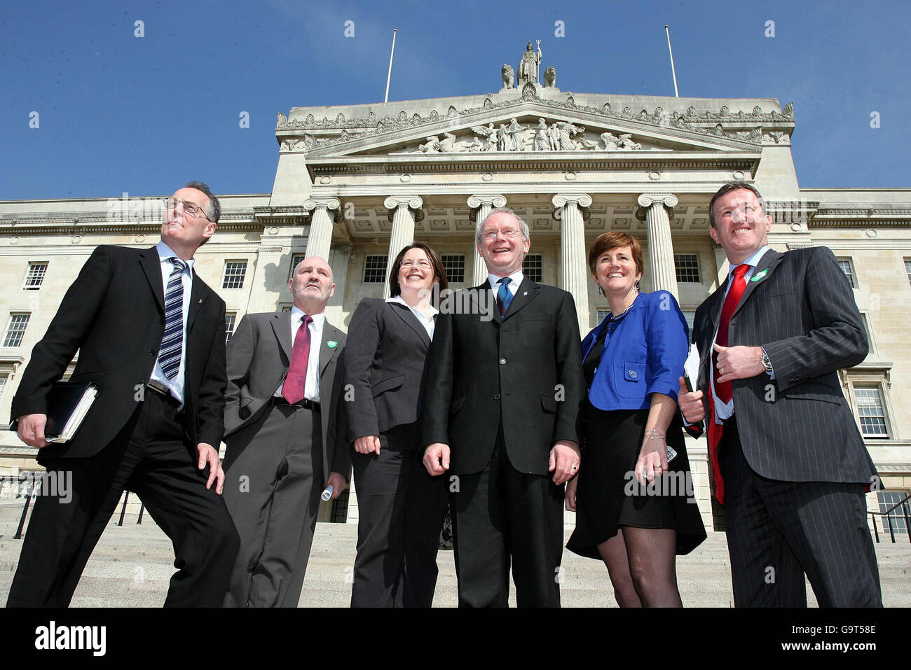 Sinn Fein's choice of ministers (left to right); Gerry Kelly, Alex ...