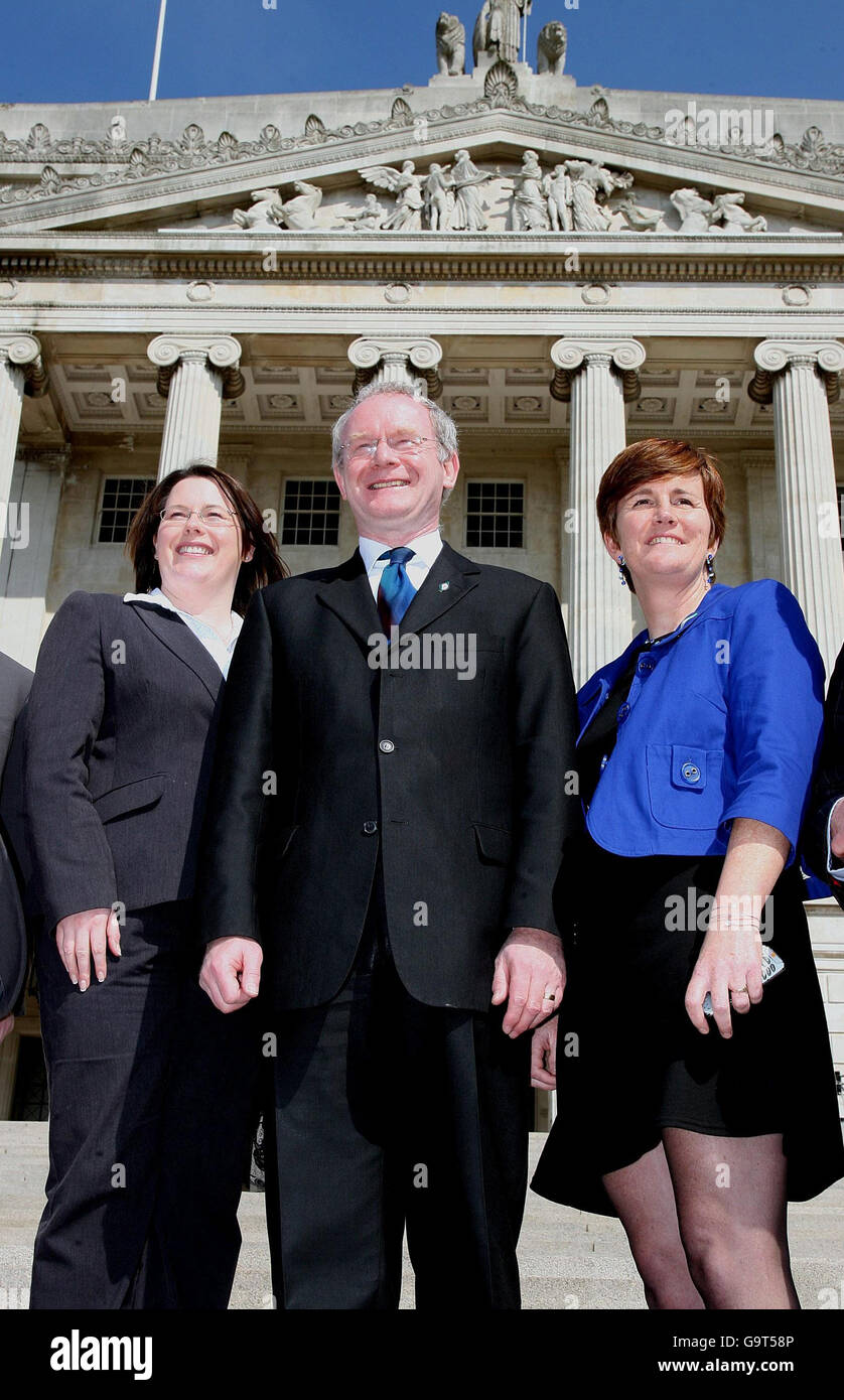 Three of Sinn Fein's choice of ministers (left to right); Michelle ...