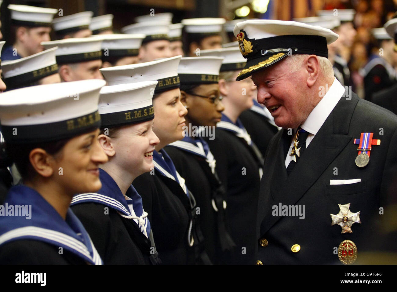 Sir Donald Gosling, founder of the NCP car park empire shares a joke ...