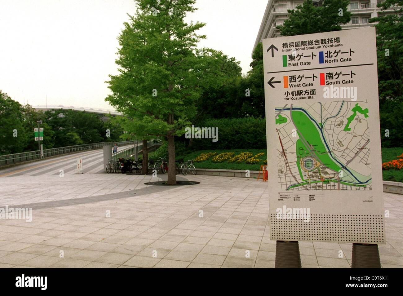 Maps of the yokohama international stadium hi-res stock photography and ...