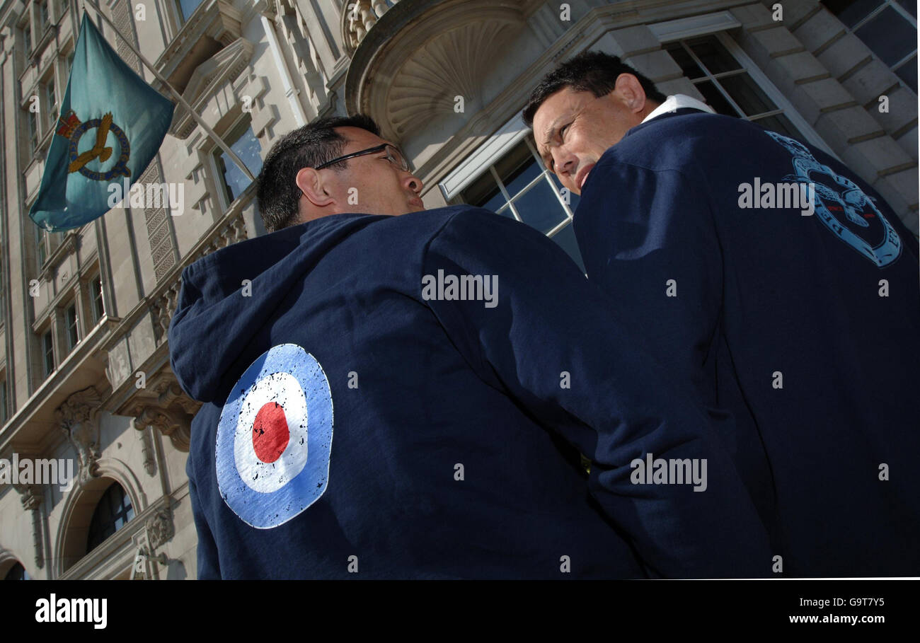 RAF clothing line Stock Photo - Alamy