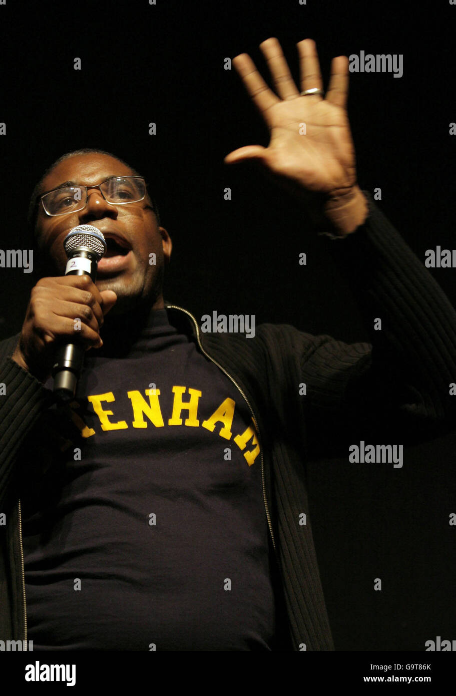 MP for Tottenham and Culture Minister David Lammy on stage at 'The ...