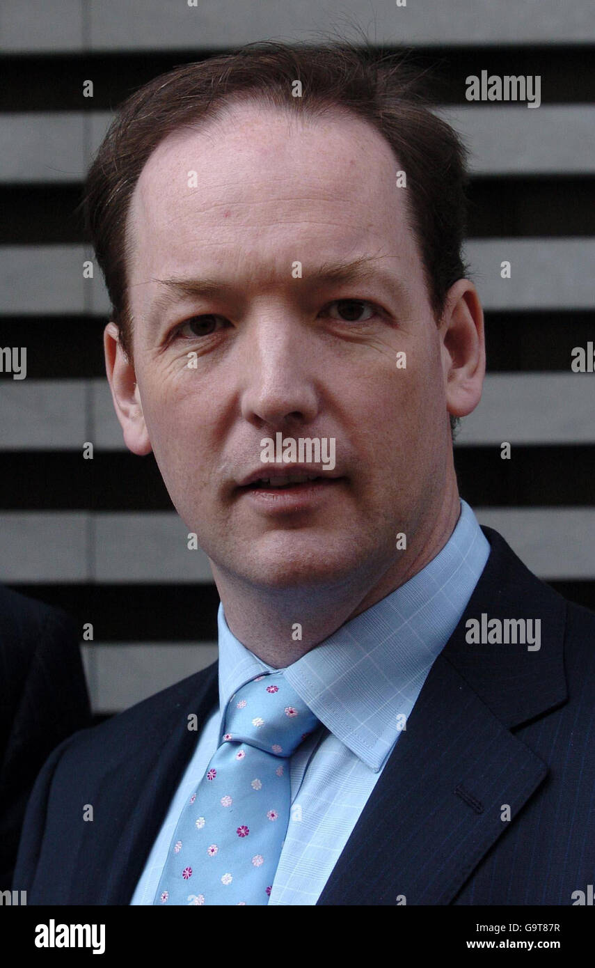 George Wimpey CEO Peter Redfern at the launch of a proposed merger of ...