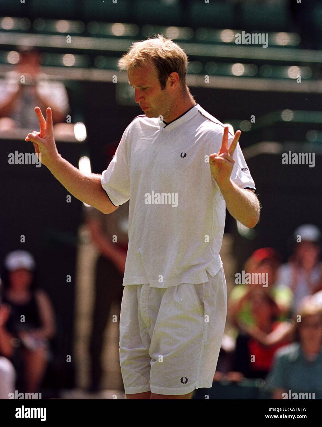Tennis - Wimbledon Championships - First Round. Sweden's Magnus ...