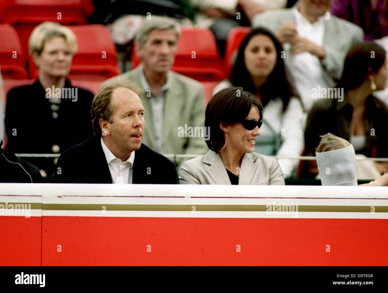 Greg Rusedski's girlfriend Lucy Connors enjoys the game Stock Photo - Alamy