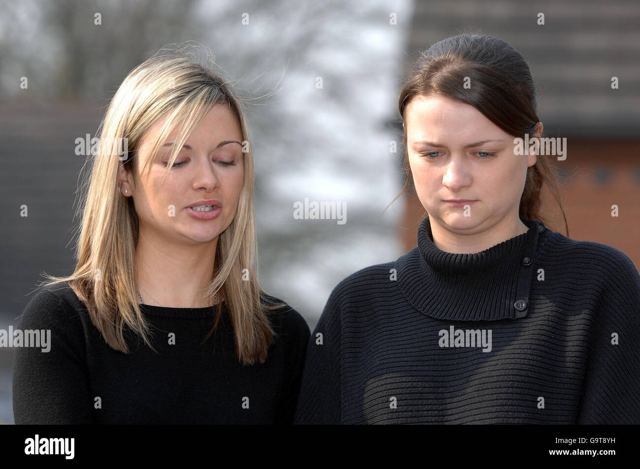 Sister's of Lindsay Ann Hawker, Lisa, 25, (left) and Louise, 20, speak ...
