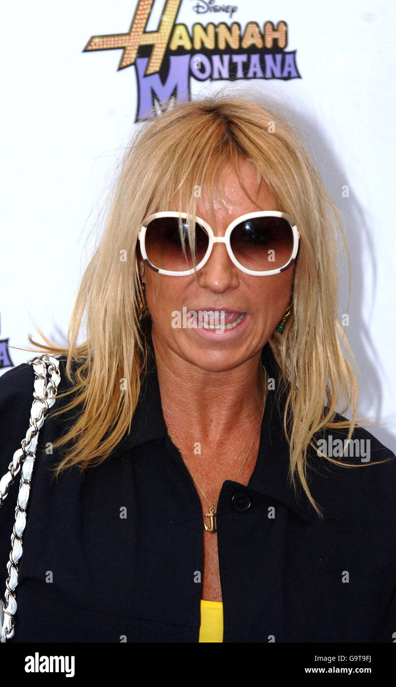 Meg Mathews arrives for Disney sensation Hannah Montana's (played by ...