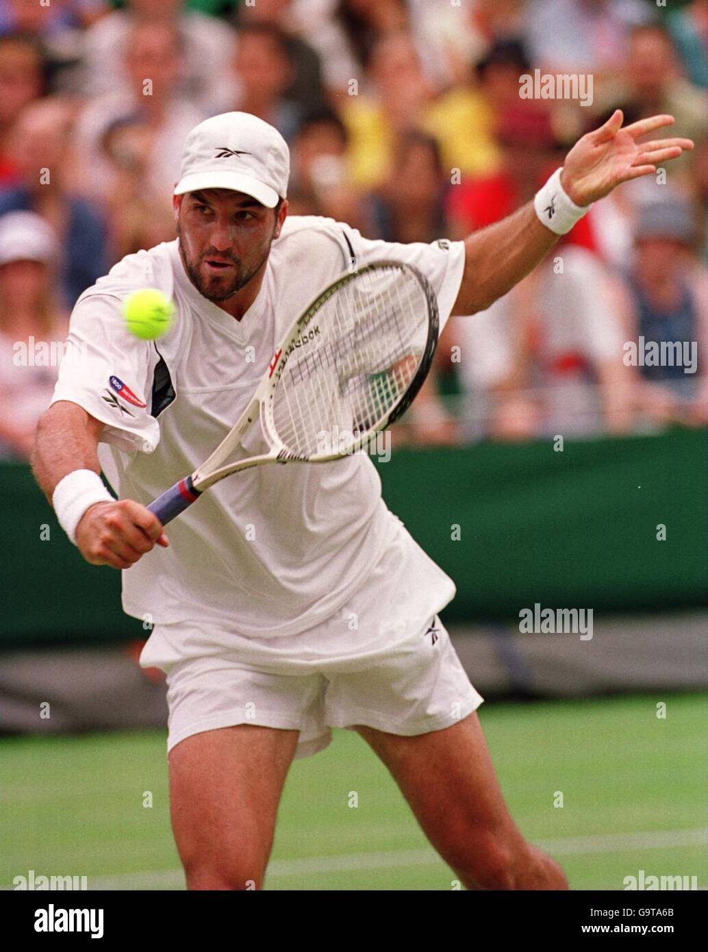 Tennis - Wimbledon Championships - Third Round. Australia's Pat Rafter ...