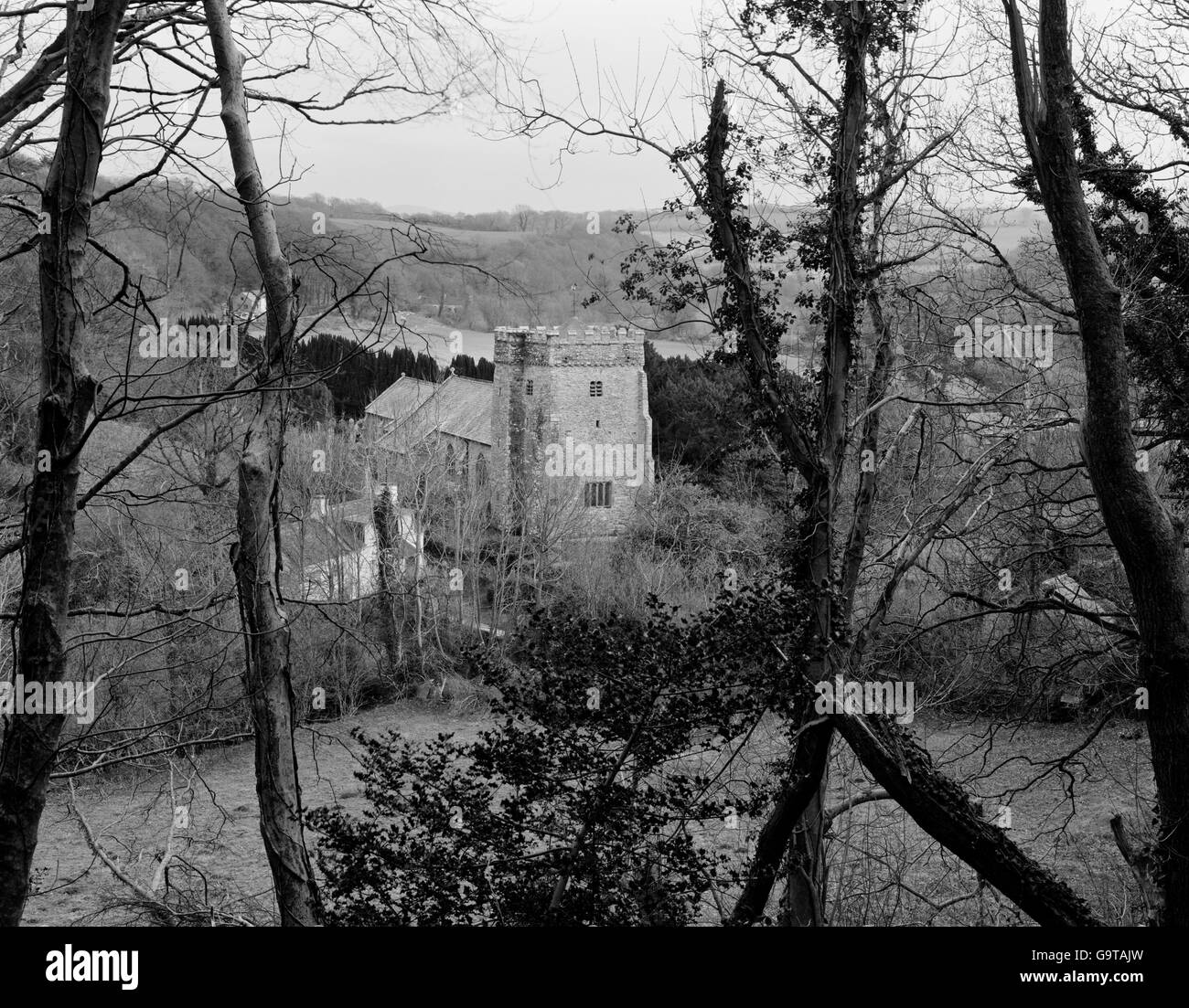 Tower surrounded Black and White Stock Photos & Images - Alamy