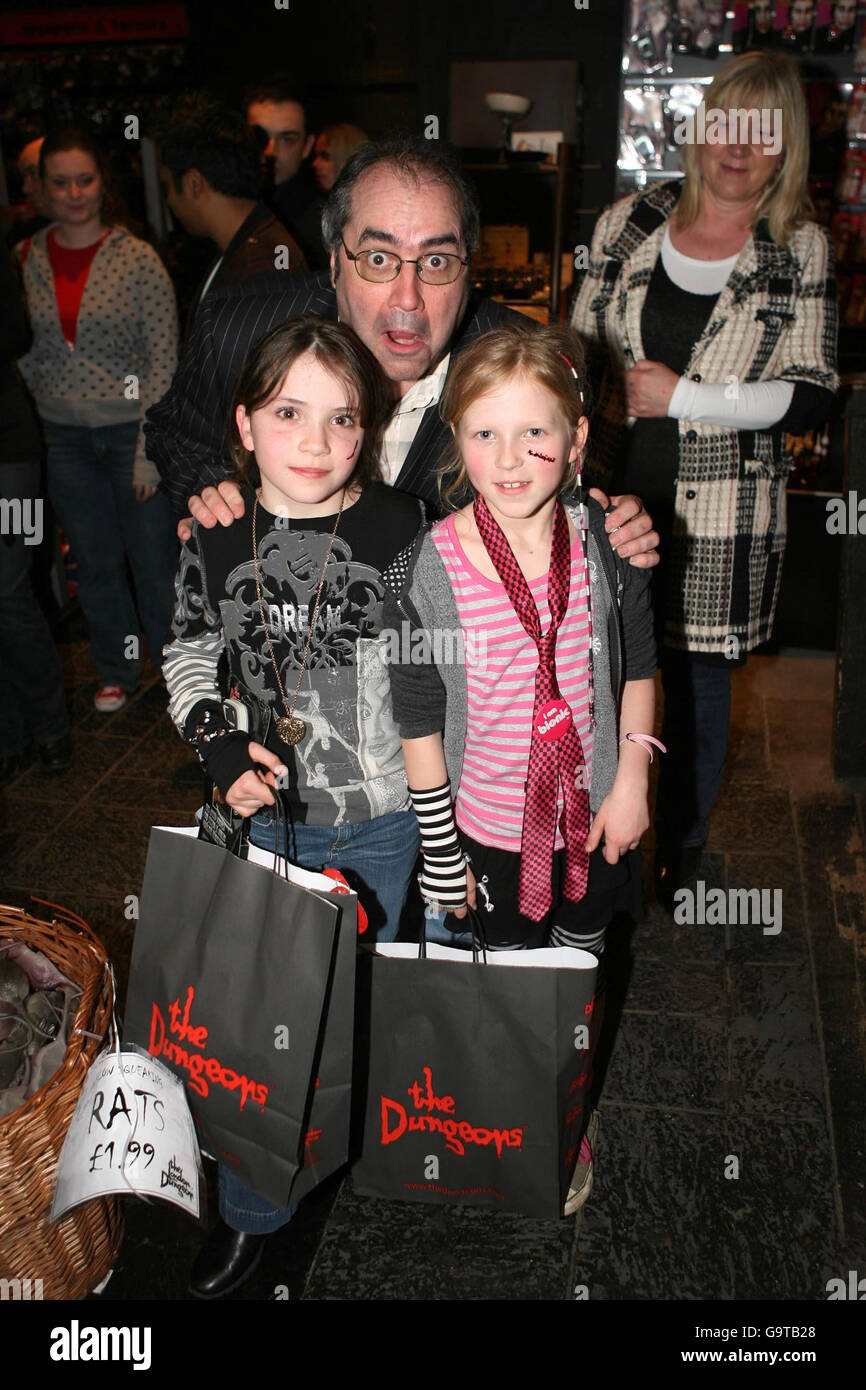 Danny Baker and family attend the launch of the London Dungeon Extremis ...