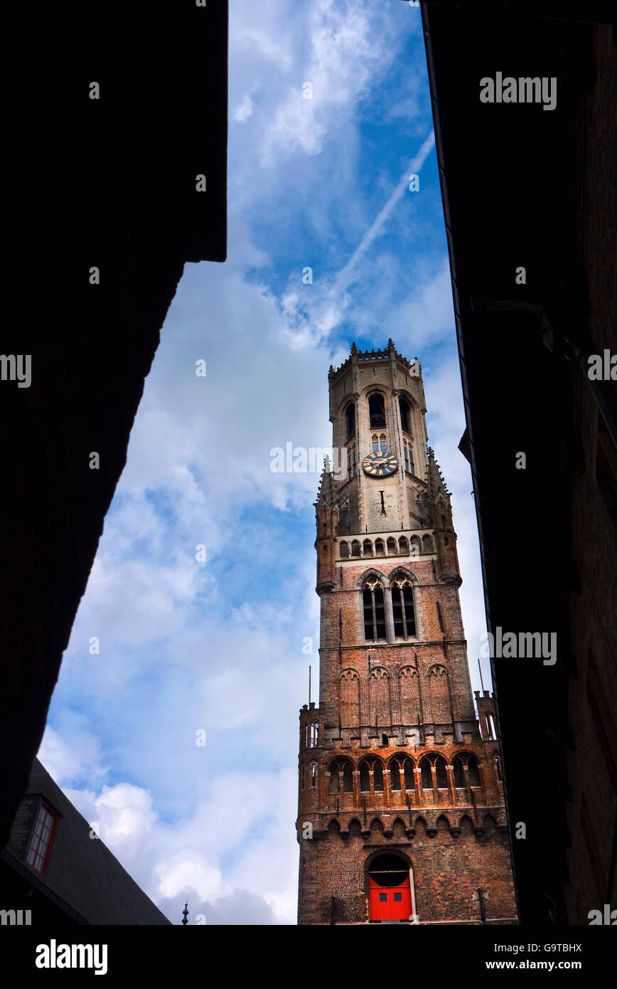 The Belfort Tower in Bruges, Belgium Stock Photo - Alamy