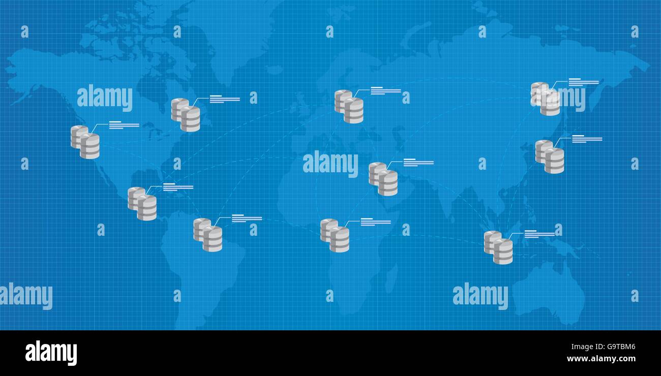 database distribution interconnected analysis business intelligence ...
