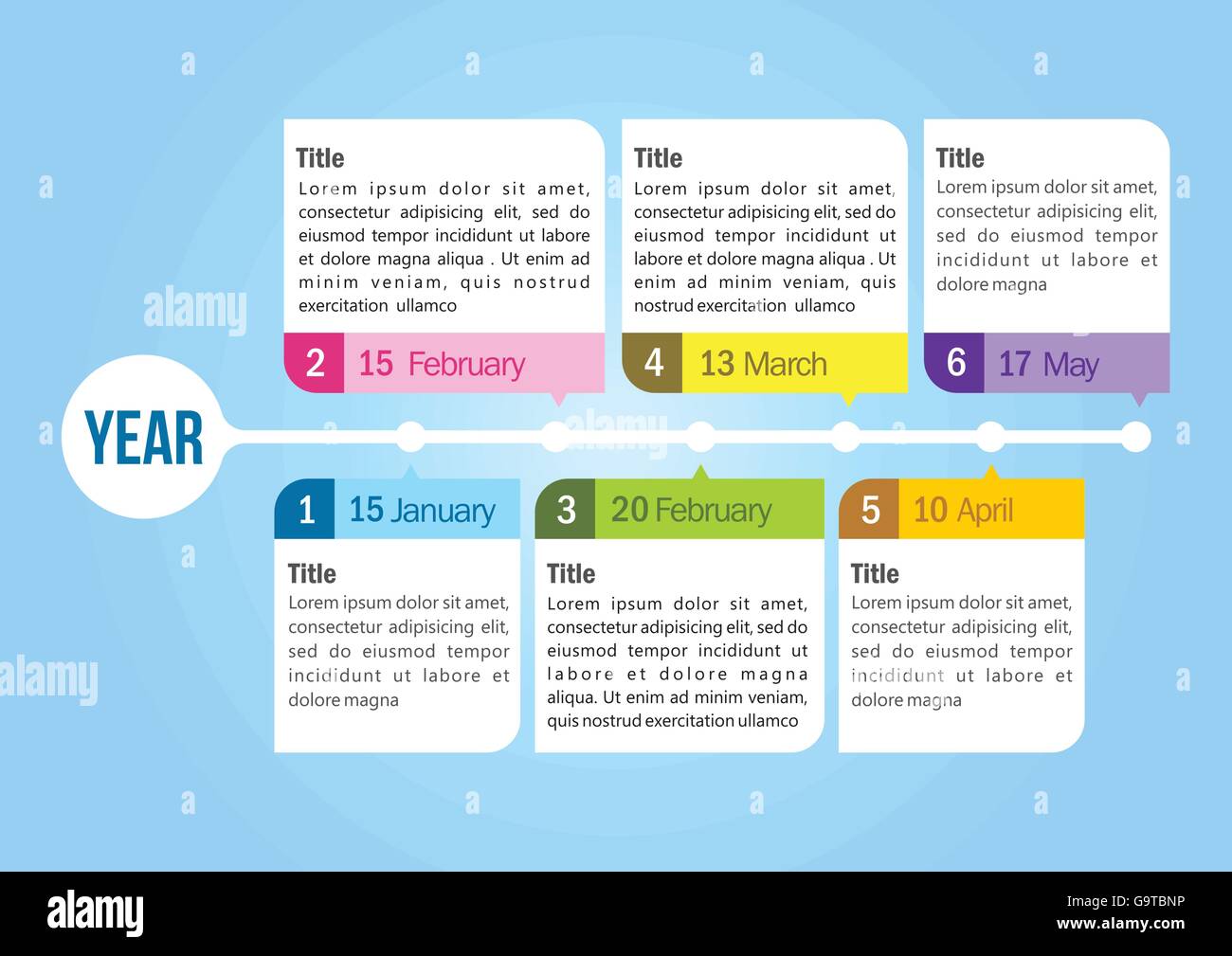 Timeline infographic relationship hi-res stock photography and images ...