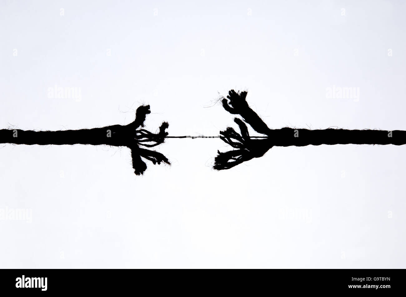 Frayed rope silhouette hi-res stock photography and images - Alamy Frayed rope silhouette hi-res stock photography and images - Alamy