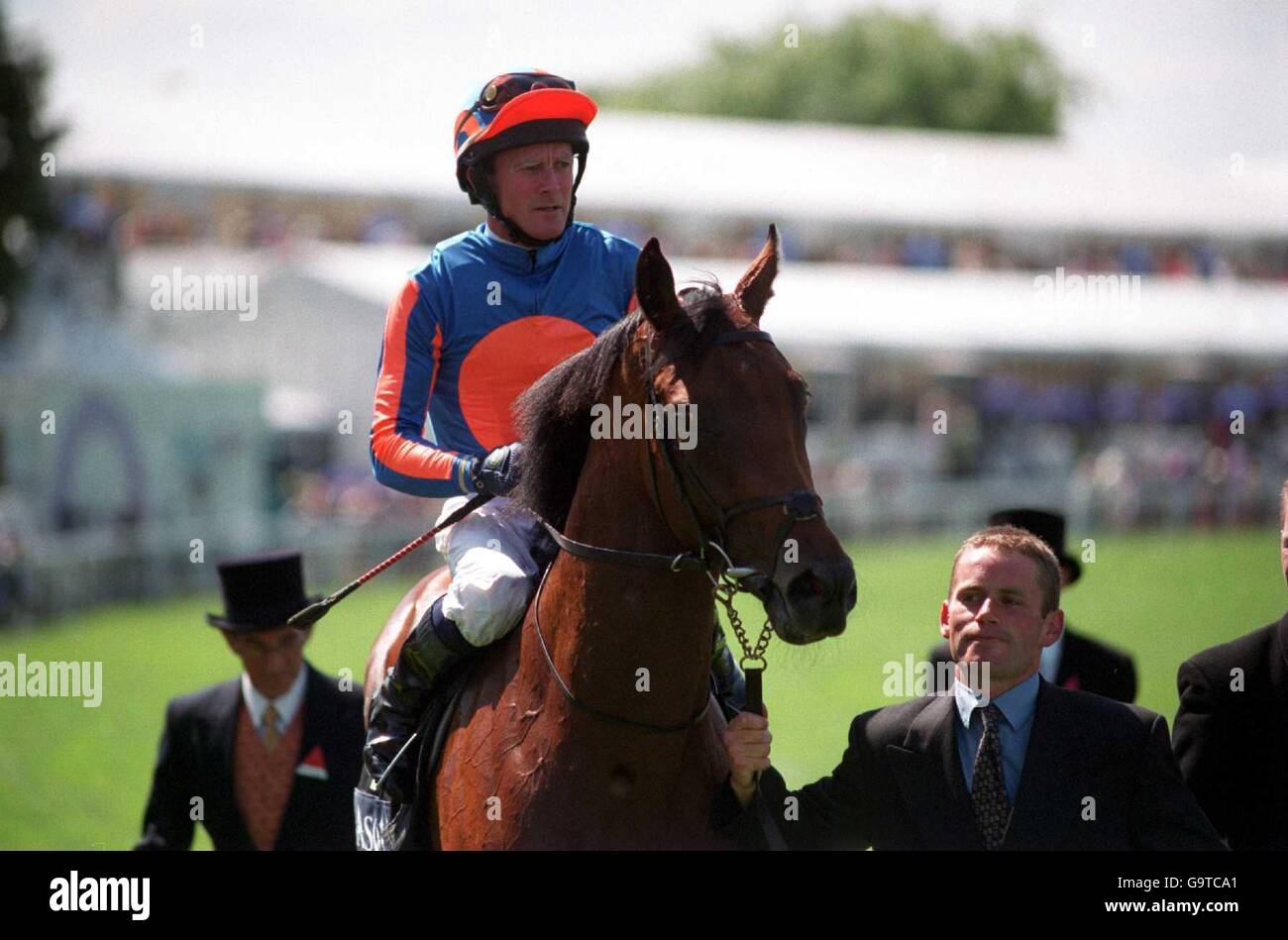 Mick kinane on johannesburg following his victory hi-res stock ...