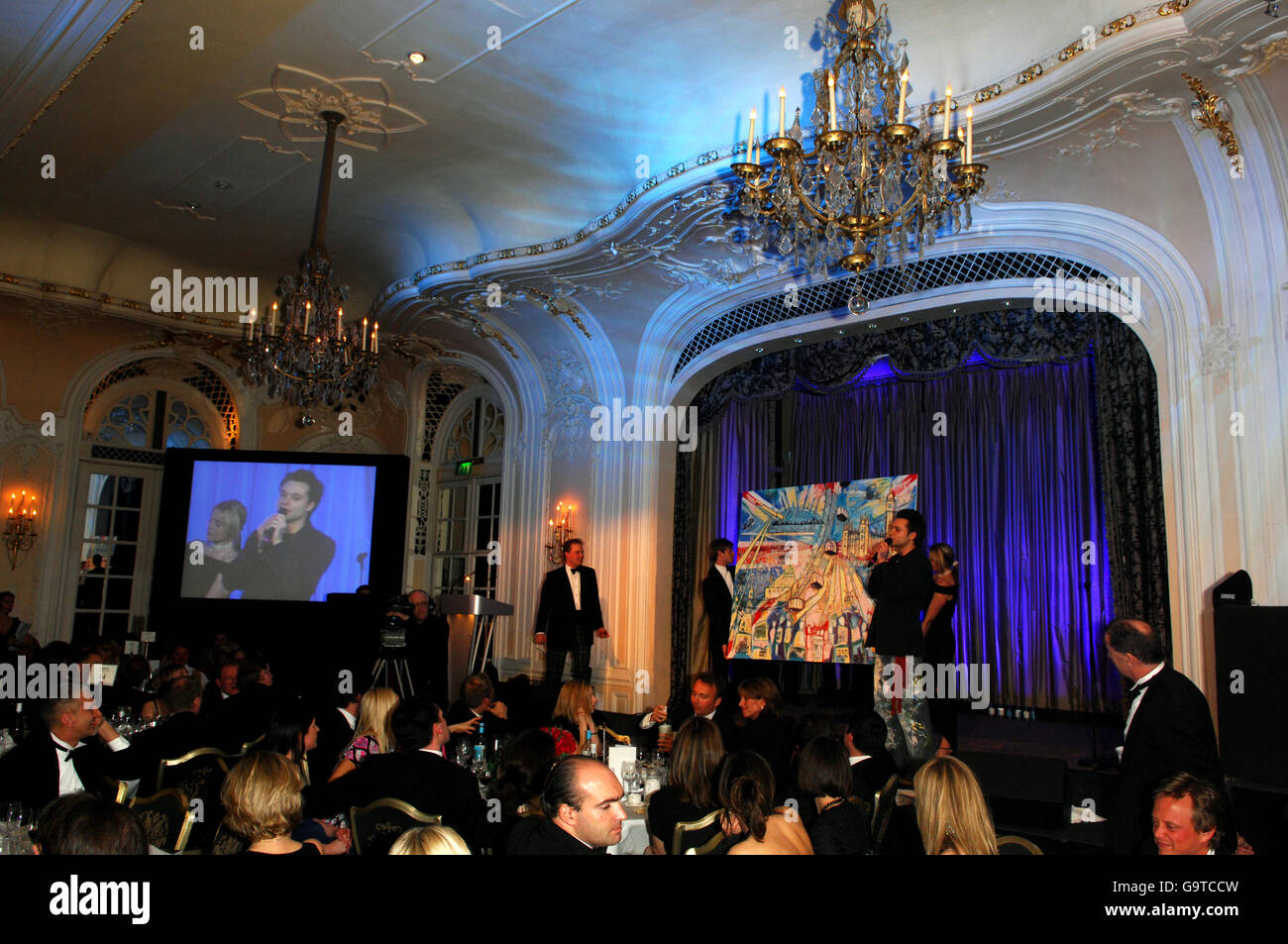 Believe to Achieve Gala Dinner - Savoy Hotel Stock Photo - Alamy