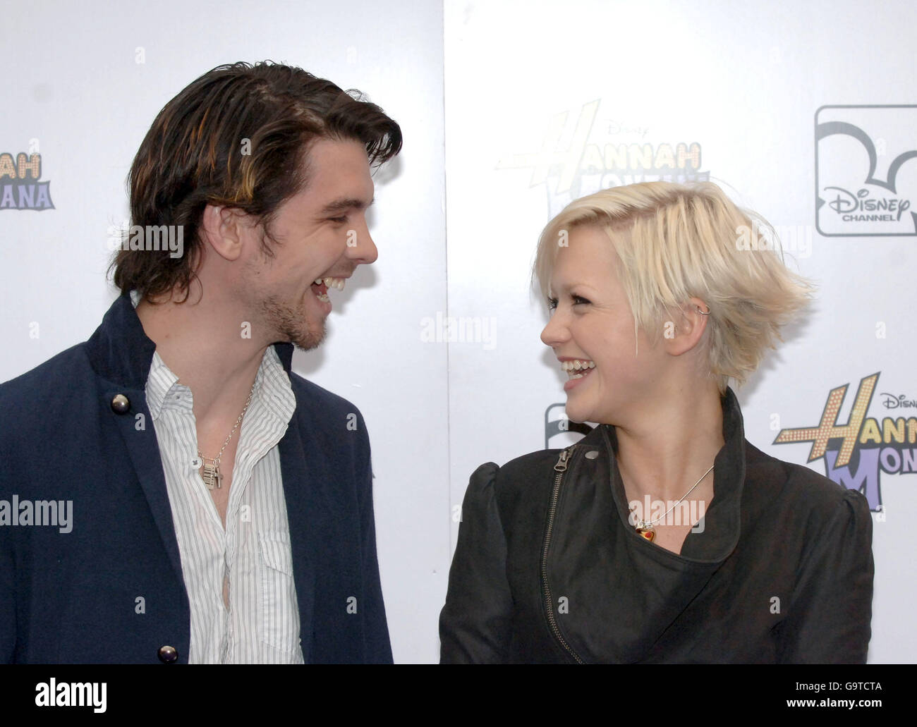 Hannah Spearritt and boyfriend Andrew Lee Potts arrive for Disney ...