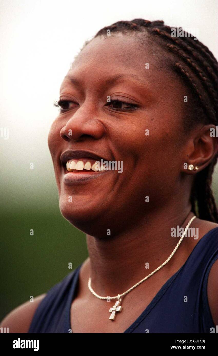 Athletics - Norwich Union Challenge - Glasgow. Chryste Gaines, USA ...