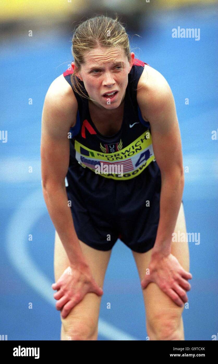 Athletics - Norwich Union Challenge - Glasgow. USA's Amy Rudolph ...
